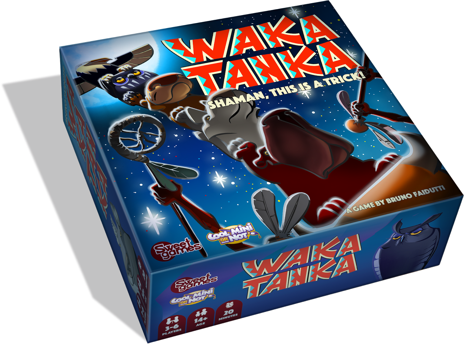 Waka Tanka - Cool Mini Or Not Waka Taka Board Game - Free Transparent ...