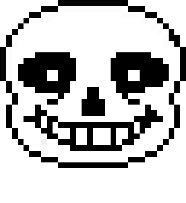 Download Sans Head - Sans Undertale Pixel PNG Image with No Background ...