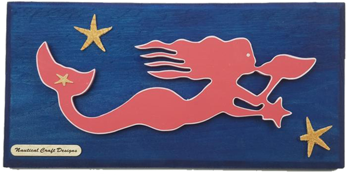 Download Wooden Wall Sign With Mermaid - Mermaid PNG Image with No ...