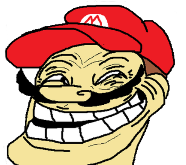 Download Trollface - Mario Troll Face Png PNG Image with No Background ...