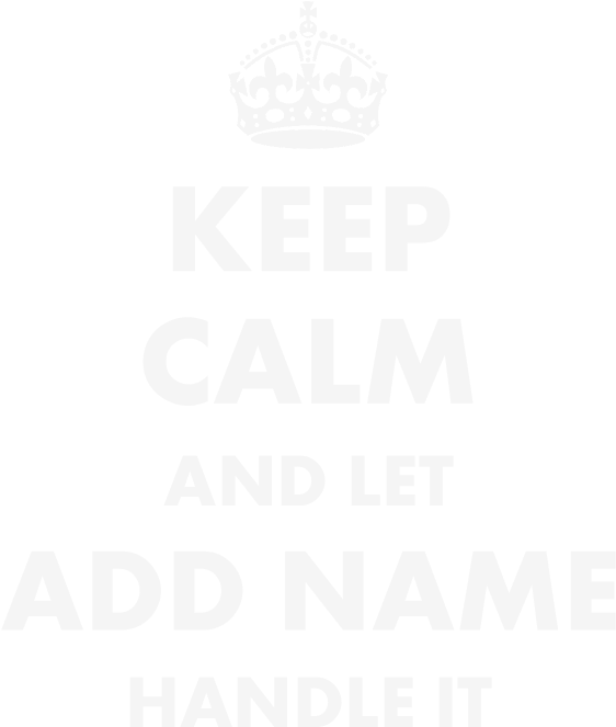 Keep Calm Blank Background