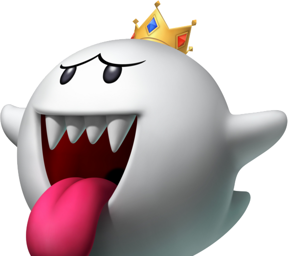 Download King Boo Icon - Mario Characters King Boo PNG Image with No ...