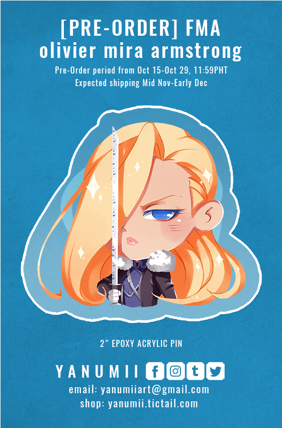 Download [pre-order] Fullmetal Alchemist Acrylic Pins [25g] - Poster ...