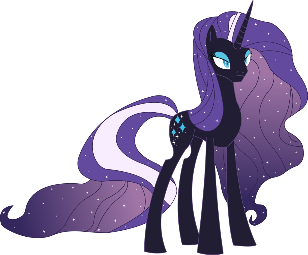 Download Edited Version Of That Nightmare Moon Vector I Did - Nightmare ...