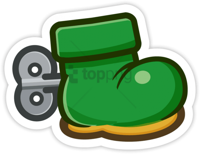 Download Goomba's Shoe - Paper Mario Sticker Star Jump PNG Image with ...