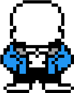 Download Sans Sprite - Sans Pixel In Game PNG Image with No Background ...