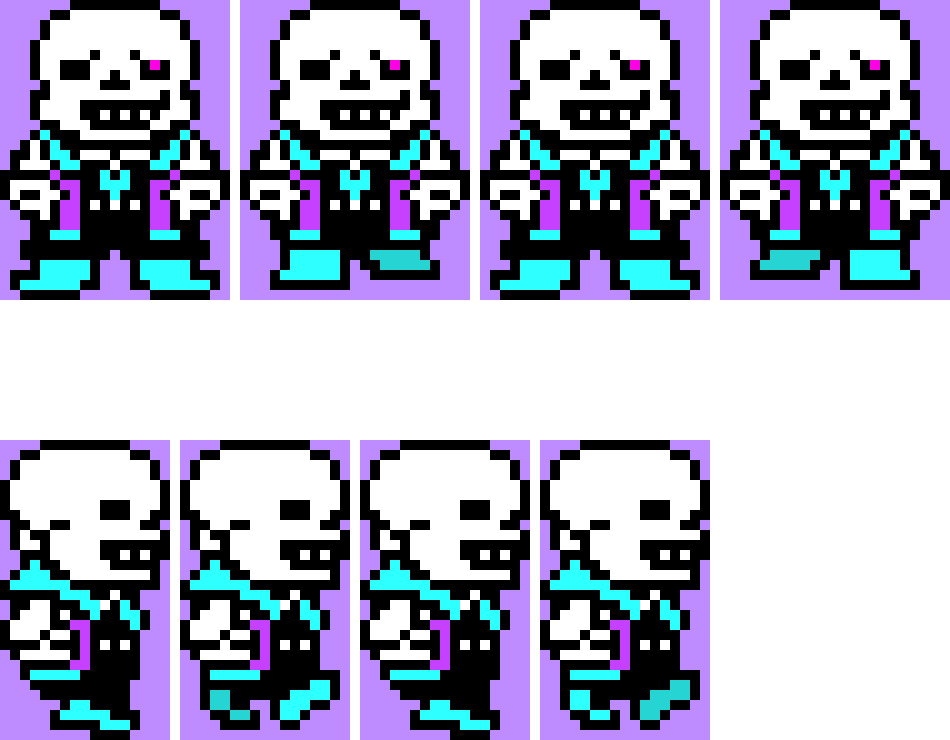 Download Underlust Sans Sprite Sheet PNG Image with No Background ...