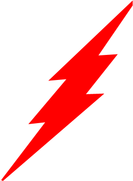 Red - Lighting - Bolt - Clipart Images Of Arrow - Free Transparent PNG ...