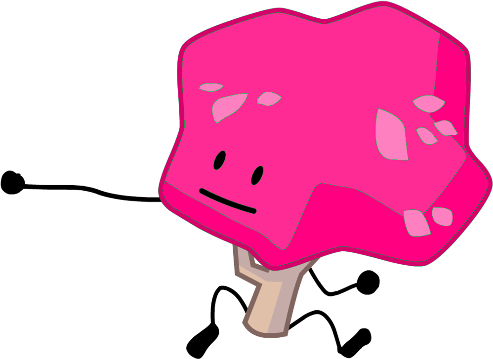 Cherry Blossom Tree - Battle For Dream Island Tree - Free Transparent ...