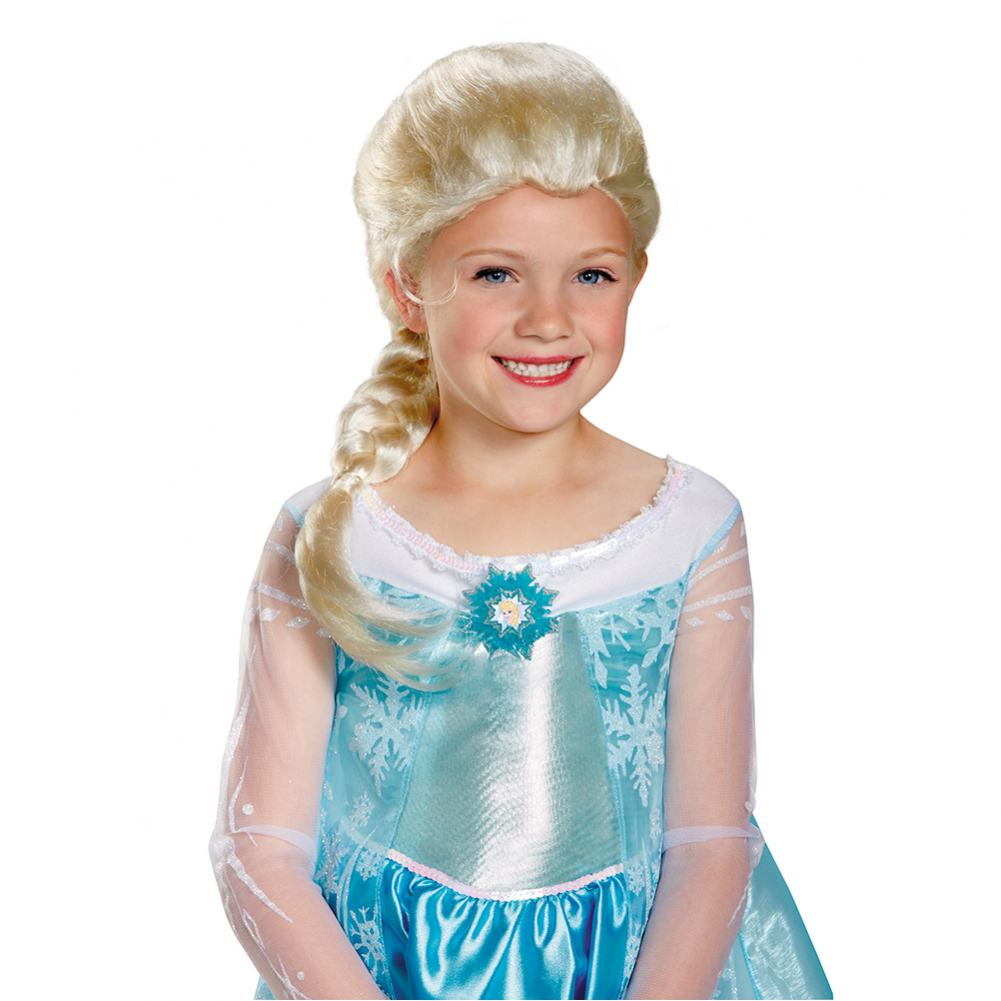 Download Frozen Elsa Child Wig - Frozen Elsa Wig Child PNG Image with ...