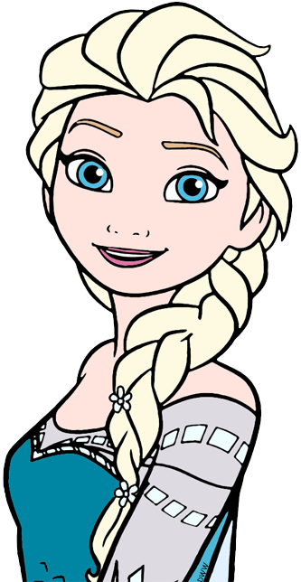 Frozen Clipart Elsa Face - Elsa Coloring Pages - Free Transparent PNG ...