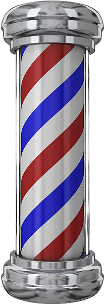Download The Man Kave Barbershop - Barber Pole PNG Image with No ...