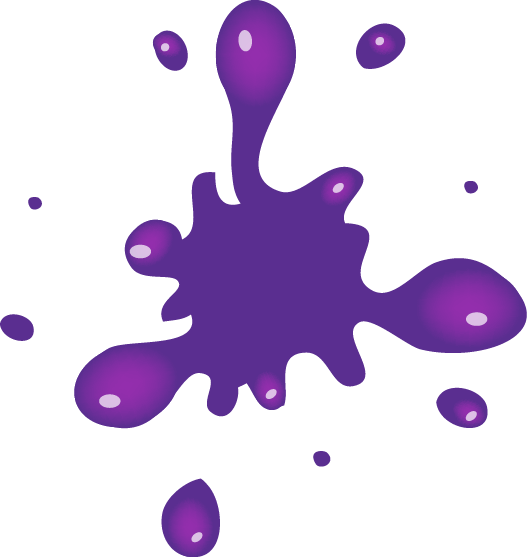 Purple Paint Splatter Png - Paint Splash Stickers - Free Transparent ...