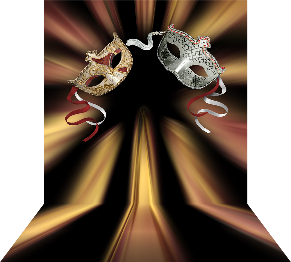 Masquerade Gold - Masquerade Background - Free Transparent PNG Download ...