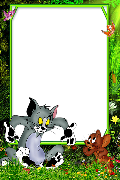 Download Related Wallpapers - Tom And Jerry Border Design PNG Image ...