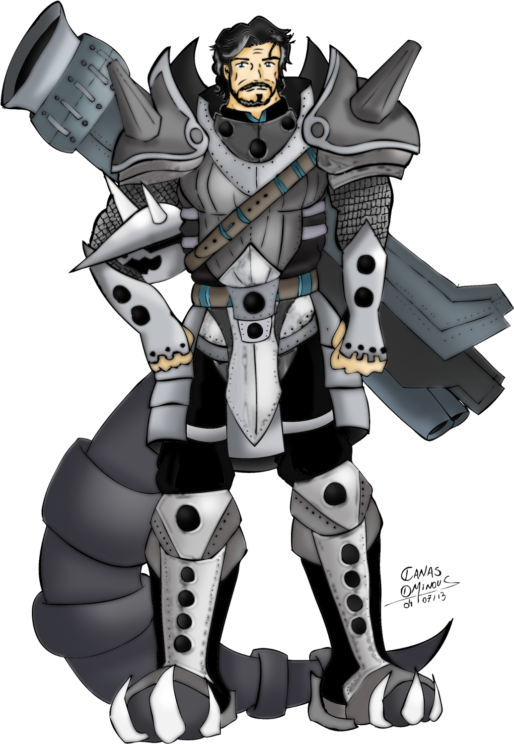 Atros Aggron Pokémon Gijinka By Canasominous - Aggron As A Human - Free ...