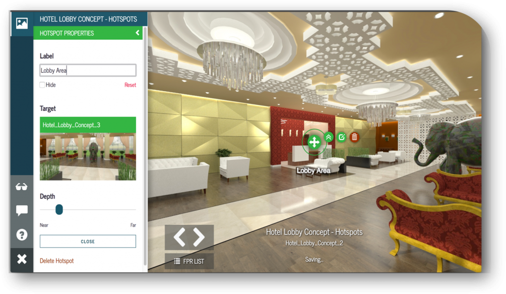 Download Yulio Vr Experience Of Hotel Lobby Showing Hotspots - Vr ...