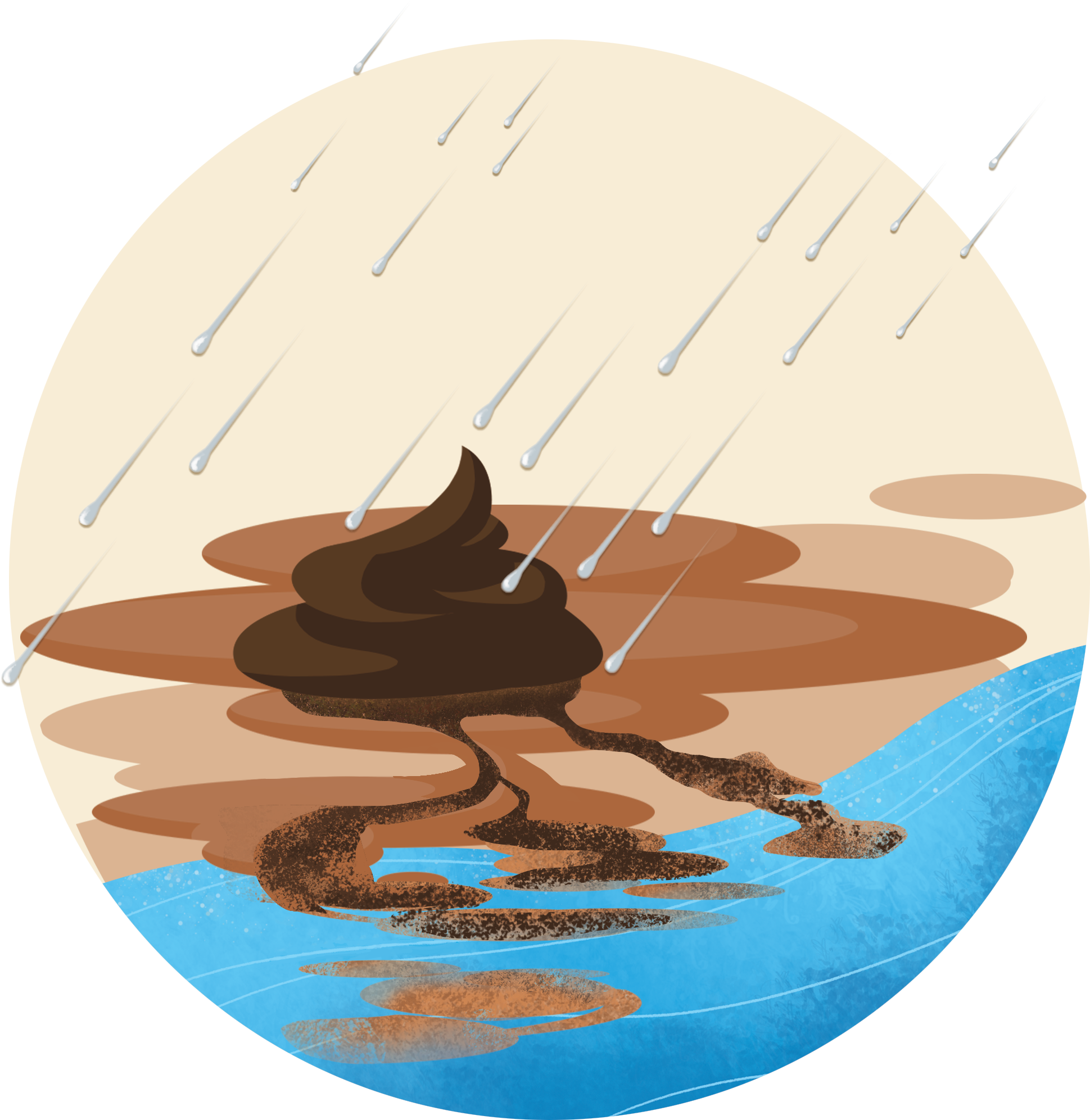 Download 2a Rain On Poos Goes Into River Poo - River PNG Image with No Background - PNGkey.com