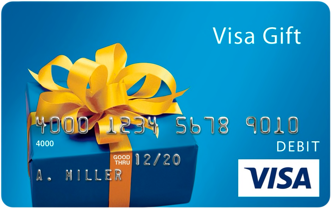 Visa Gift Card Png