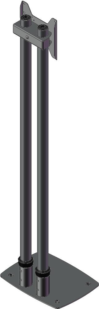 Download Bolt Down Display Stand Up To 40" - Computer Monitor PNG Image ...