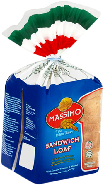 Download Massimo Bread Png - Massimo Sandwich 400g PNG Image with No ...