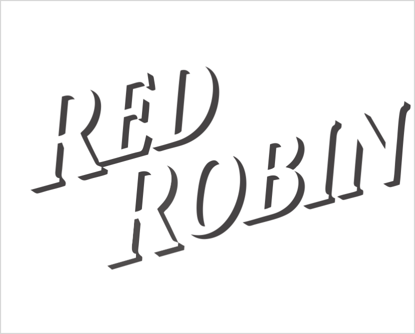 1 - Red Robin Black Logo - Free Transparent PNG Download - PNGkey