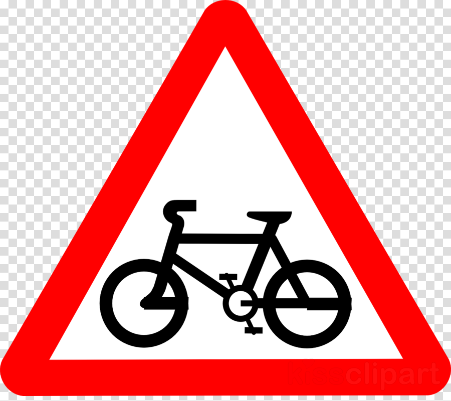 Road Sign With Bike - Free Transparent PNG Download - PNGkey