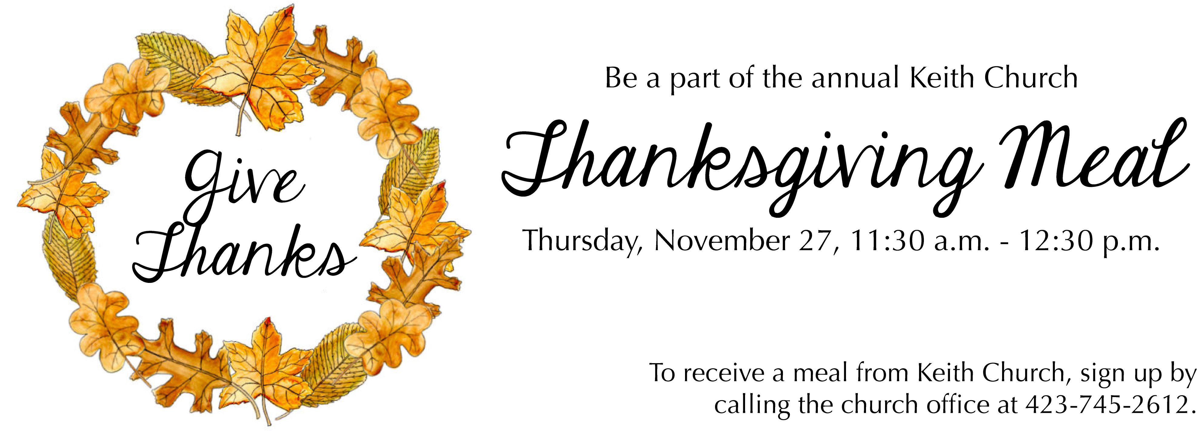 Download Thanksgiving Meal 01 - Give Thanks Thanksgiving Clip Art PNG ...