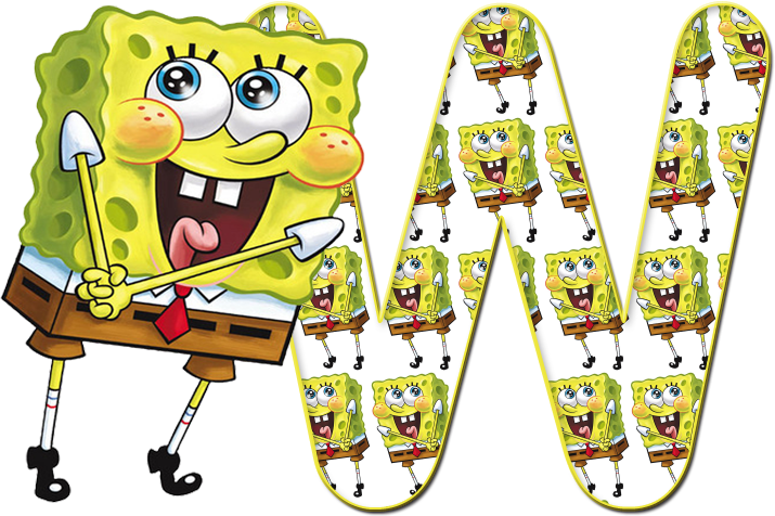 Download Cute Letters, Preschool Letters, Spongebob Squarepants, PNG ...