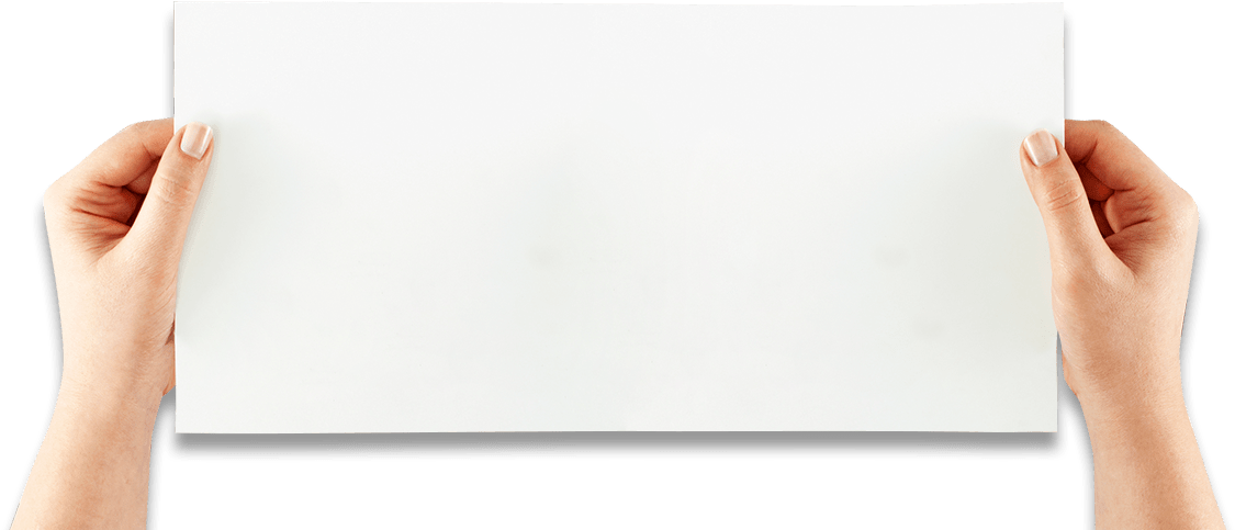 Hand Holding Paper - Girl - Free Transparent PNG Download - PNGkey