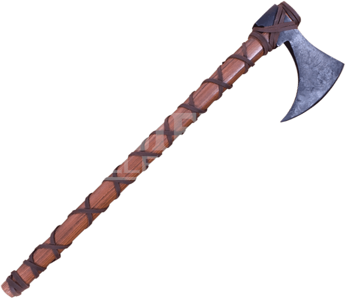 Download Viking Axe Leather Wrap PNG Image with No Background - PNGkey.com