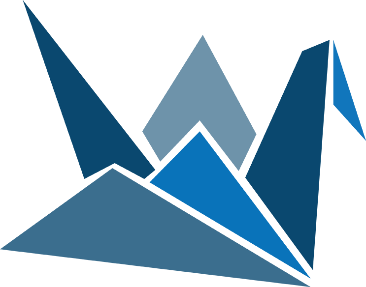 Download Blue Origami Crane - Orizuru PNG Image with No Background ...