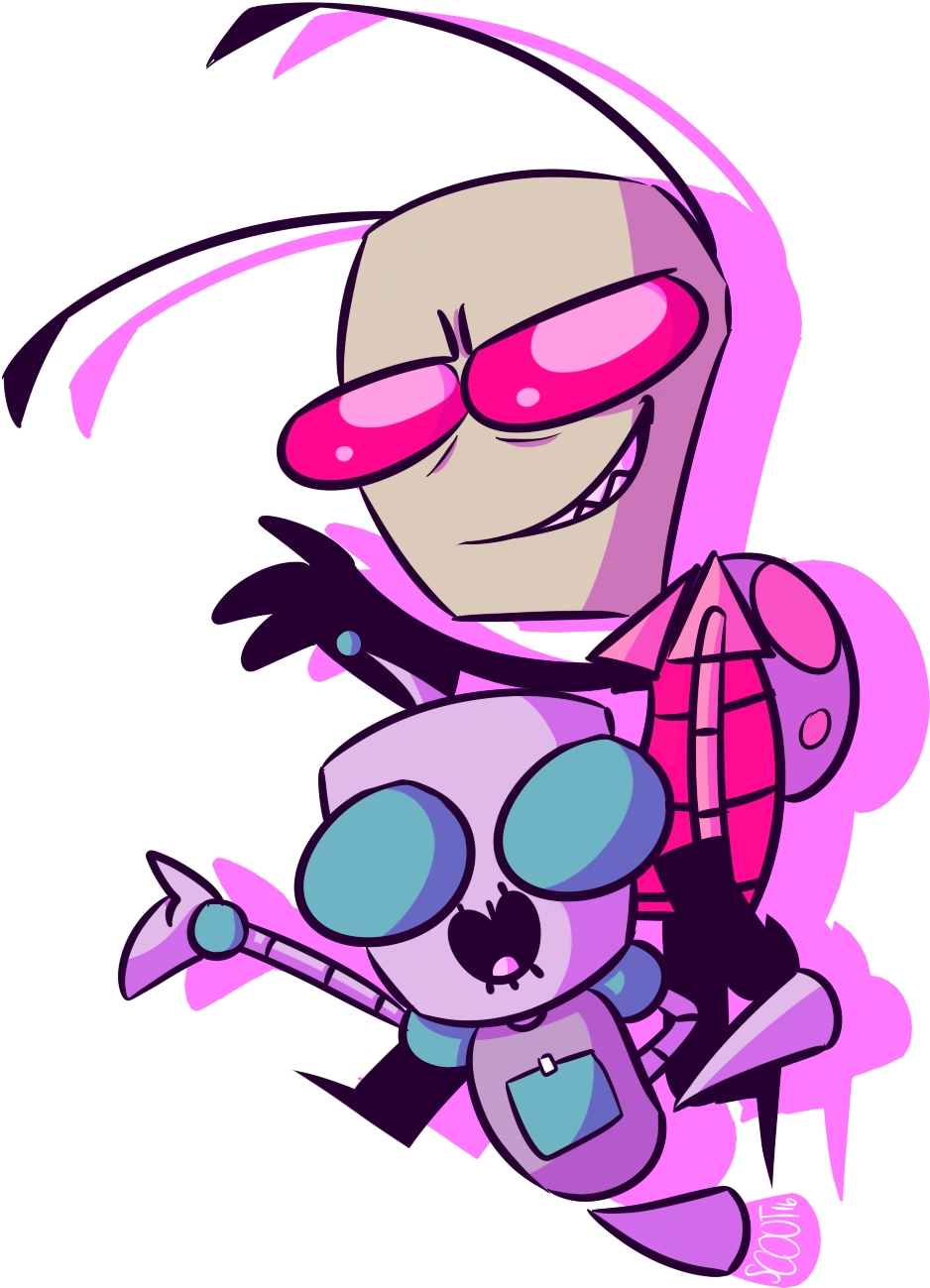 Download Art By Scoutkln On Tumblr Invader Zim Characters, Body - Human ...