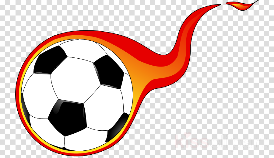 Download Soccer Ball On Fire Clipart Football Clip Art - Vinyl Vector ...