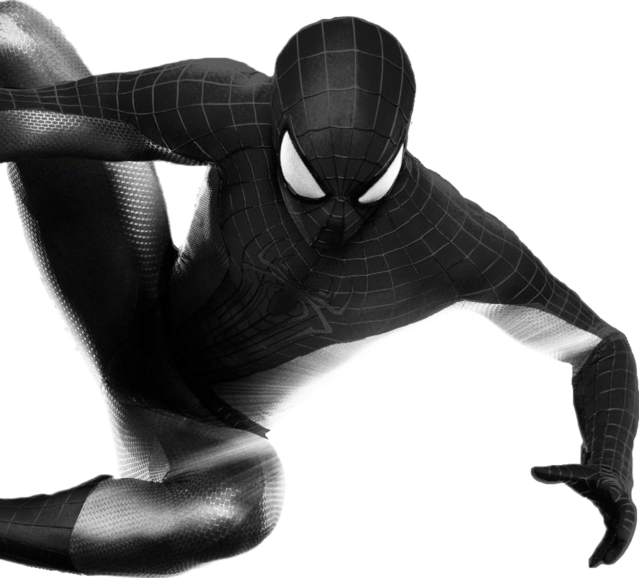 Download Spiderman Black And White Transparent Clipart - Spider Man ...