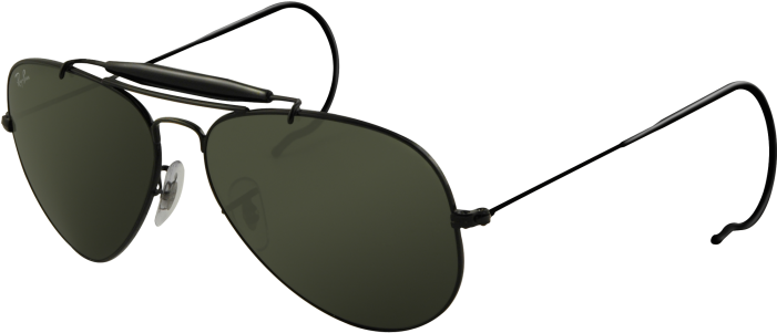 Download Sunglasses Png - Ray Ban Aviators Wire Temples PNG Image with ...