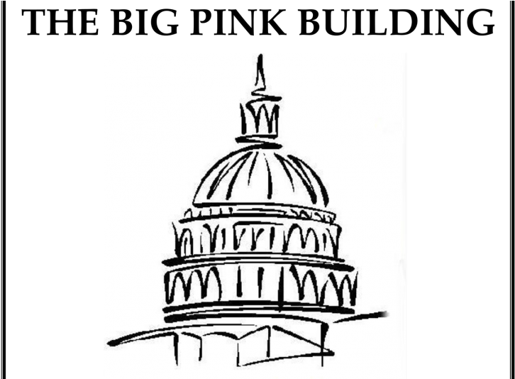 Download The Big Pink Building - House Of Congress Drawing PNG Image ...