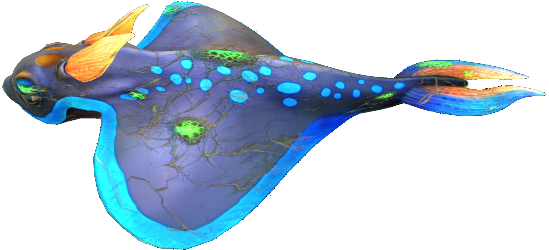 Download Infected Rabbit Ray - Subnautica Infected Rabbit Ray PNG Image ...