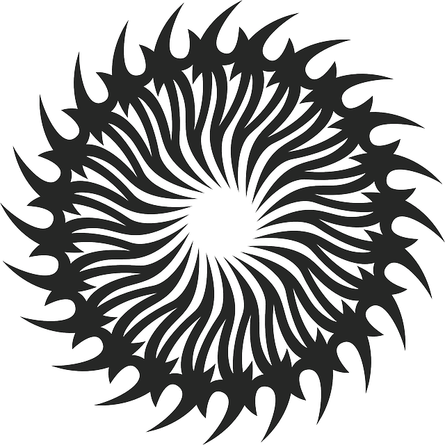 Download Stylized, Pattern, Sun, Circle, Art, Rays - Clip Art PNG Image ...