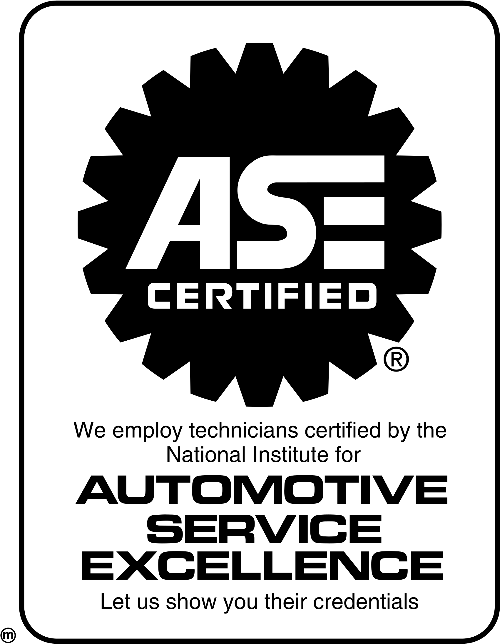 Download Ase Certified Logo Png Transparent - Ase Certified Aluminum ...