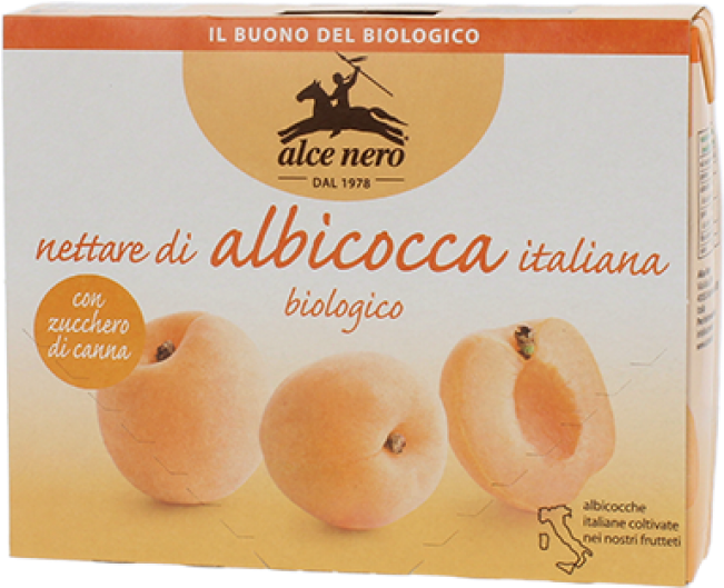 Download Alce Nero Organic Nectar Apricot 3 X 7 Fl Oz Bricks PNG Image ...