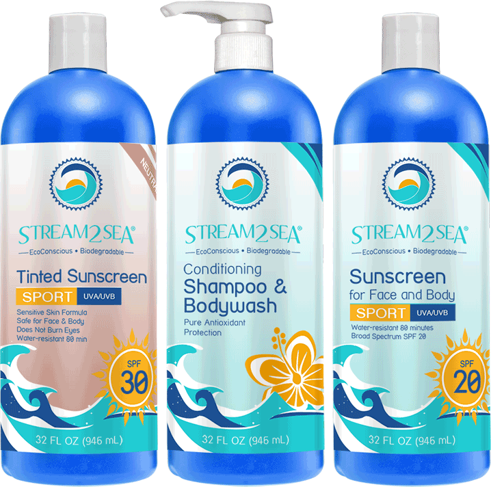 Download Stream2sea Bulk 32oz - Stream2sea Sunscreen For Body Sport Spf ...