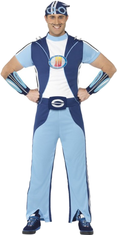 Sportacus Lazy Town Costume Jokers Masquerade - Lazy Town Halloween ...