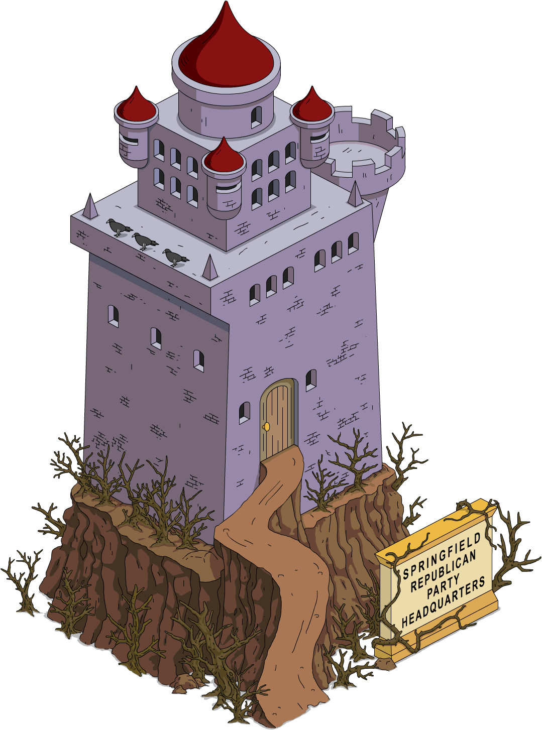 Download Tapped Out Republican Party Hq - The Simpsons: Tapped Out PNG ...