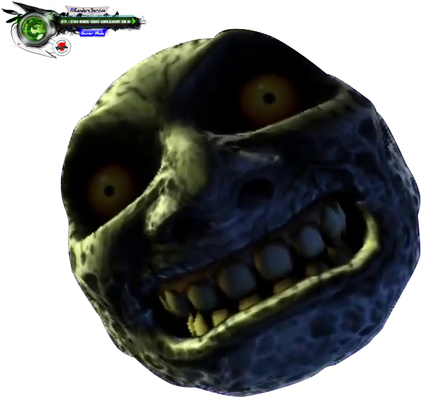 Download Majoras Mask Moon Png - Majoras Mask 3d Moon PNG Image with No ...