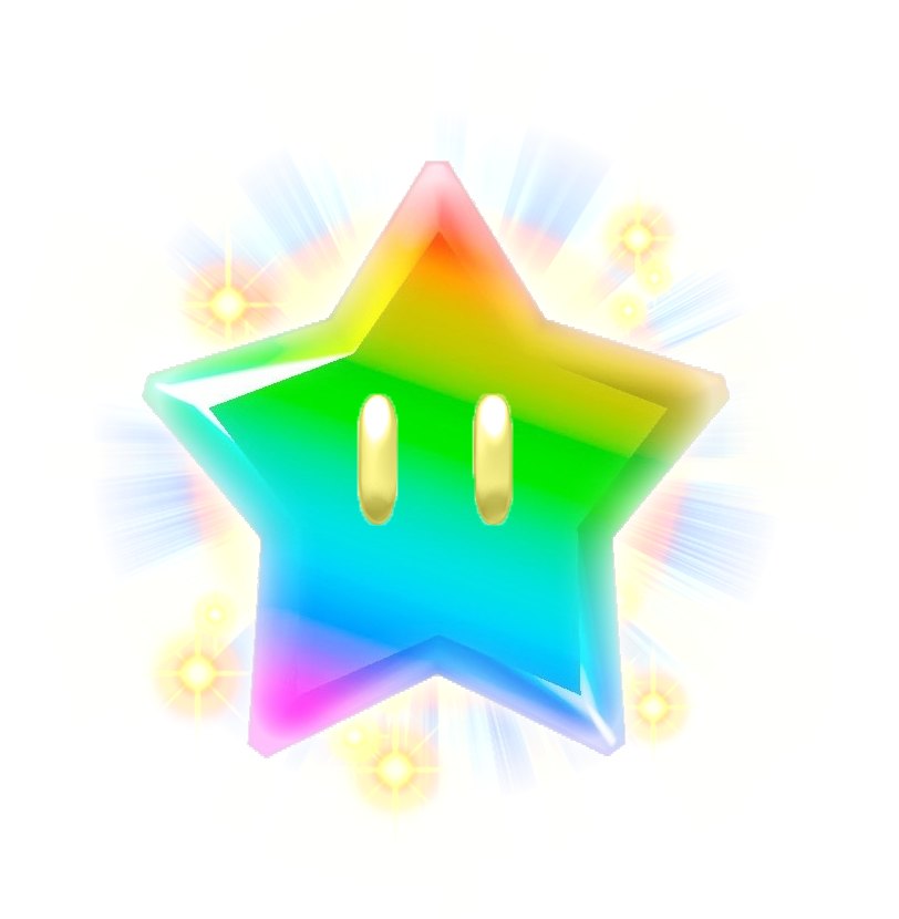 Download Rainbowstar Sm64s - Portable Network Graphics PNG Image with ...