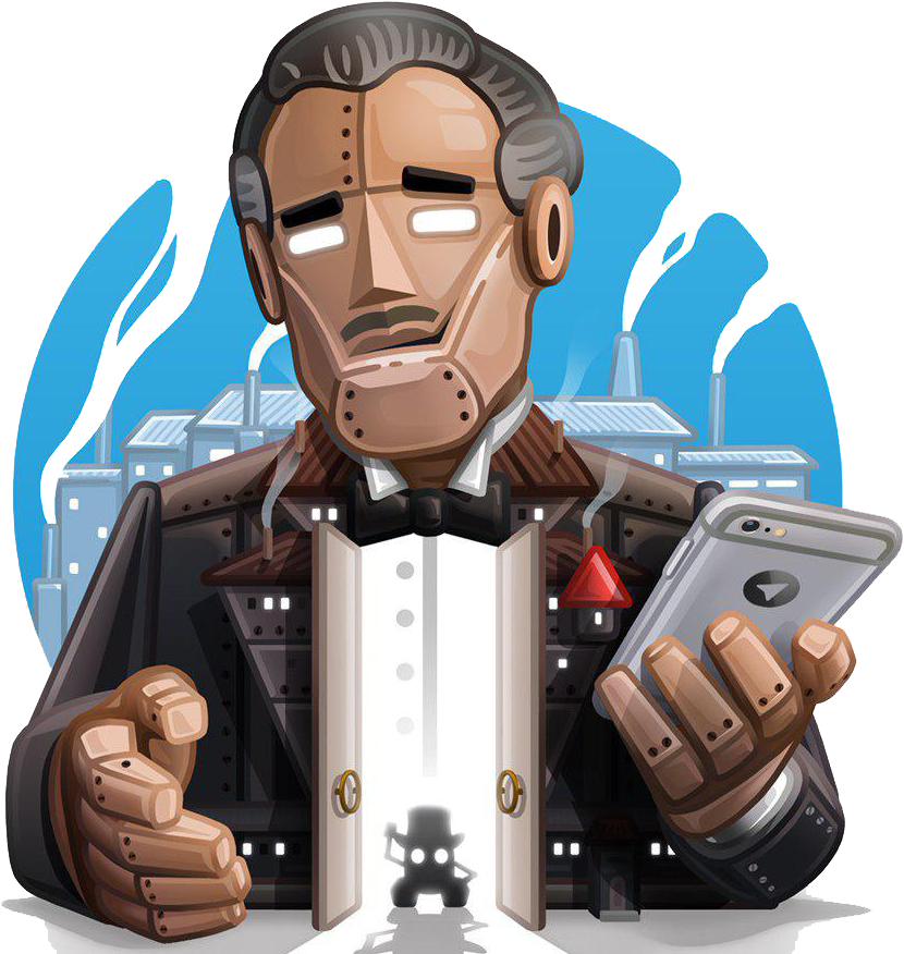 Download Telegram Robot PNG Image with No Background - PNGkey.com