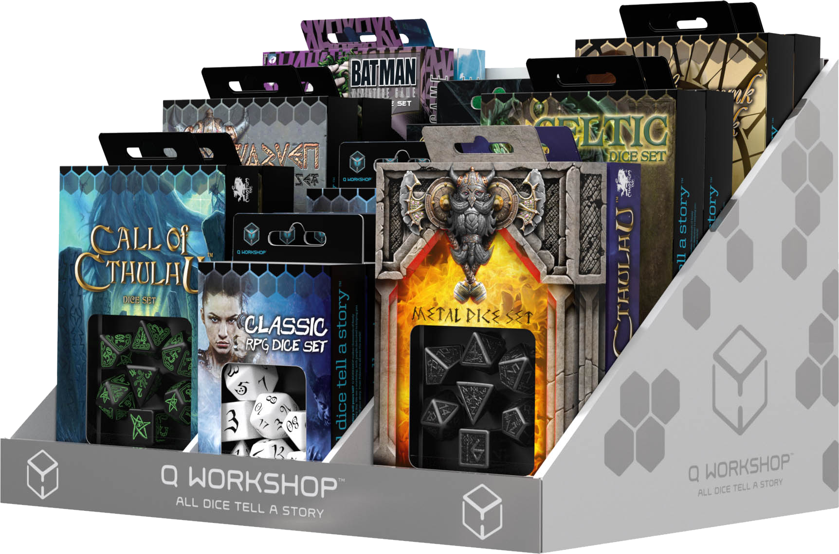 Download Q-workshop Dice Display Winter 2017 - Metall Dwarven 7 Dice ...