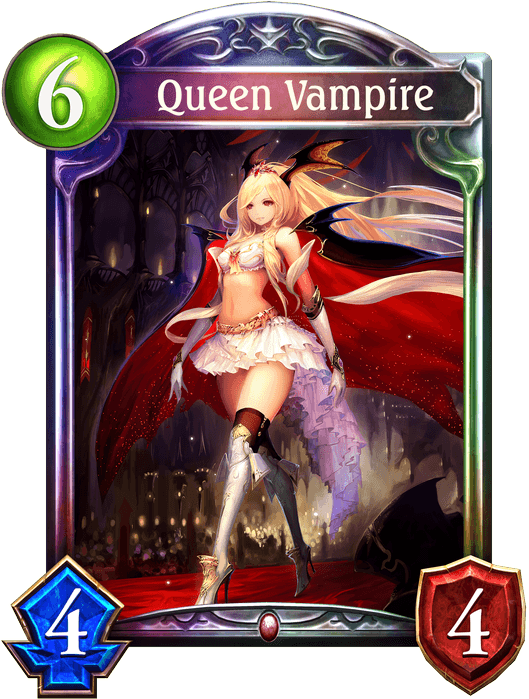 Download Unevolved - Shadowverse Queen Vampire Evolved PNG Image with No Background - PNGkey.com