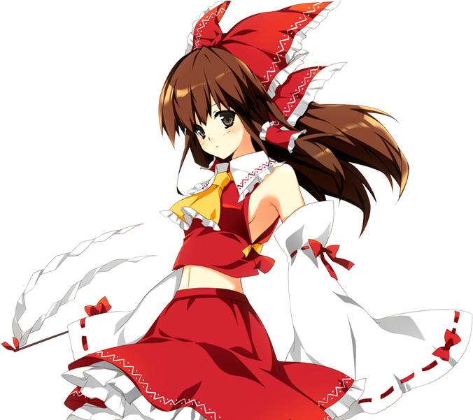 Reimu Tpw2 - Hakurei Reimu Png - Free Transparent PNG Download - PNGkey